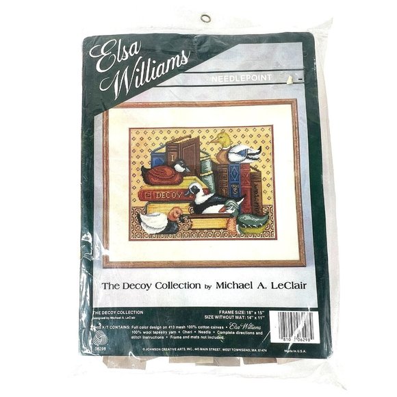 Elsa Williams | Office | Elsa Williams Needlepoint Kit The Decoy ...